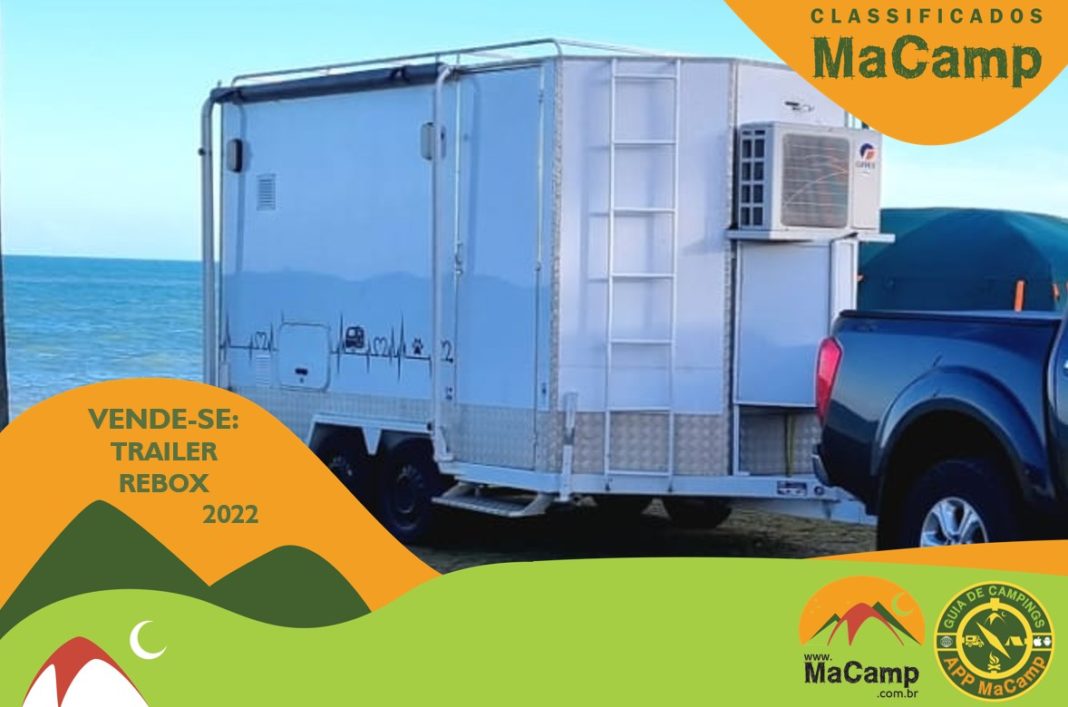 VENDE-SE: Trailer REBOX - 2022- MaCamp