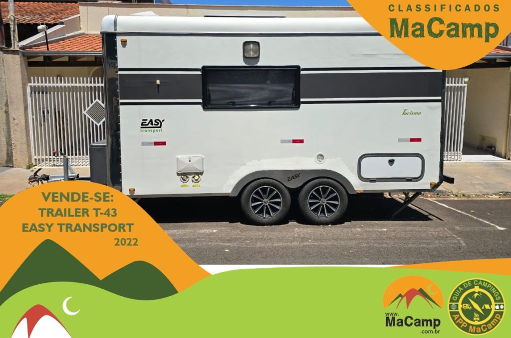 VENDE-SE: Trailer Easy T-43 - 2022- MaCamp